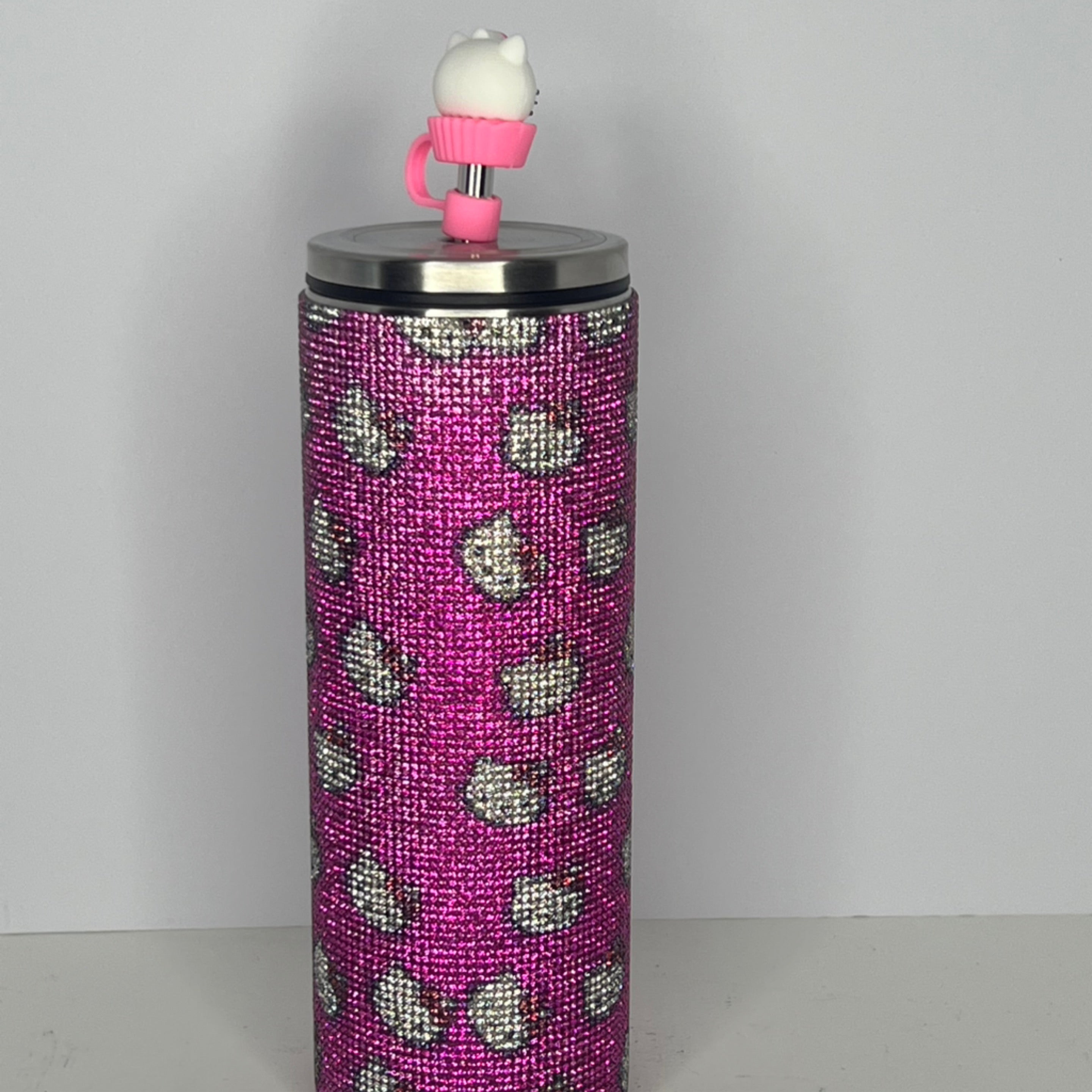 Kool Kitty Hot Pink Tumbler | Olimpias Creation